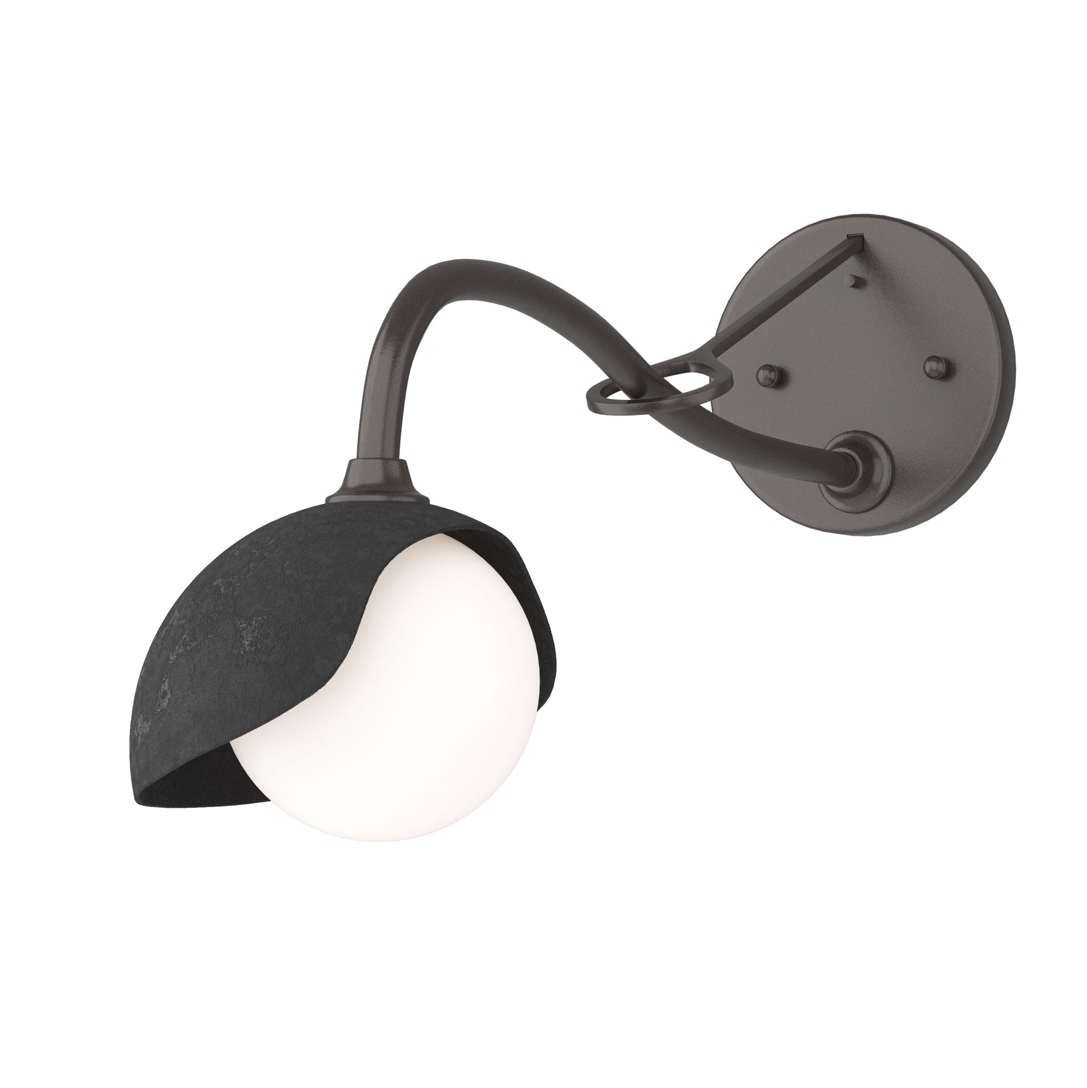 Hubbardton Forge 201376-1029 Brooklyn 1 Light 6 inch Oil Rubbed Bronze ...