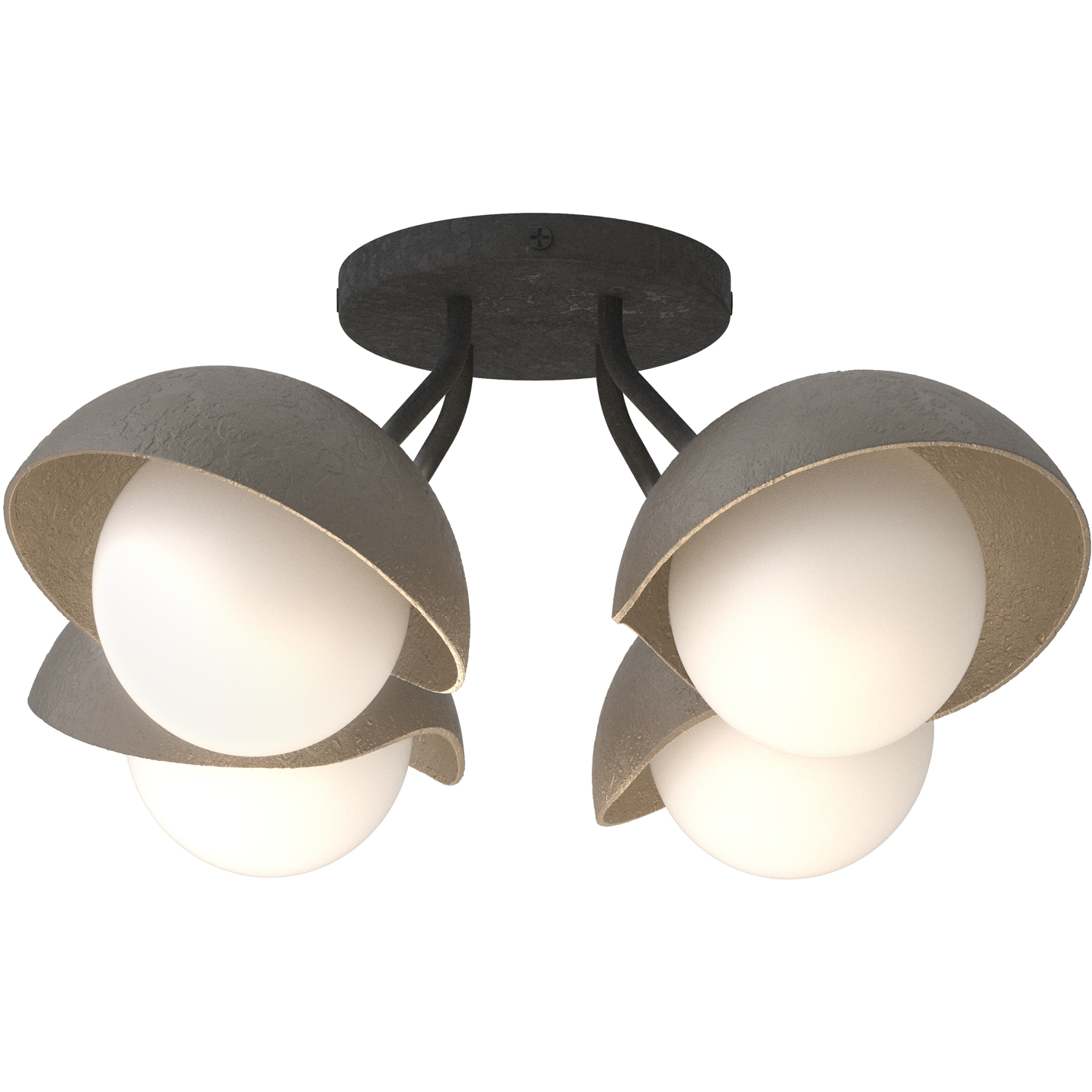 Hubbardton Forge 121375-1019 Brooklyn 4 Light 16.1 inch Black and Dark ... Hubbardton Forge 121375-1019 Brooklyn 4 Light 16.1 inch Black and Dark ...