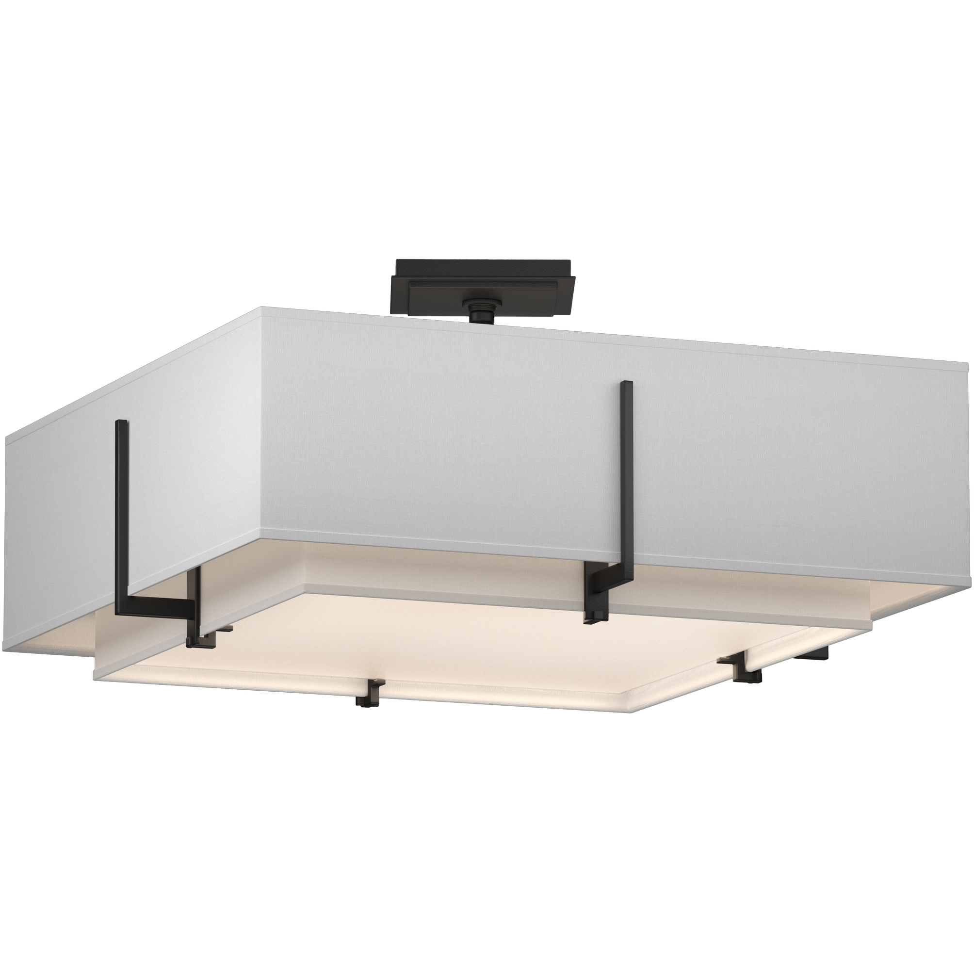 Hubbardton Forge 126510-1172 Exos 4 Light 20.6 inch Black Semi-Flush ... Hubbardton Forge 126510-1172 Exos 4 Light 20.6 inch Black Semi-Flush ...