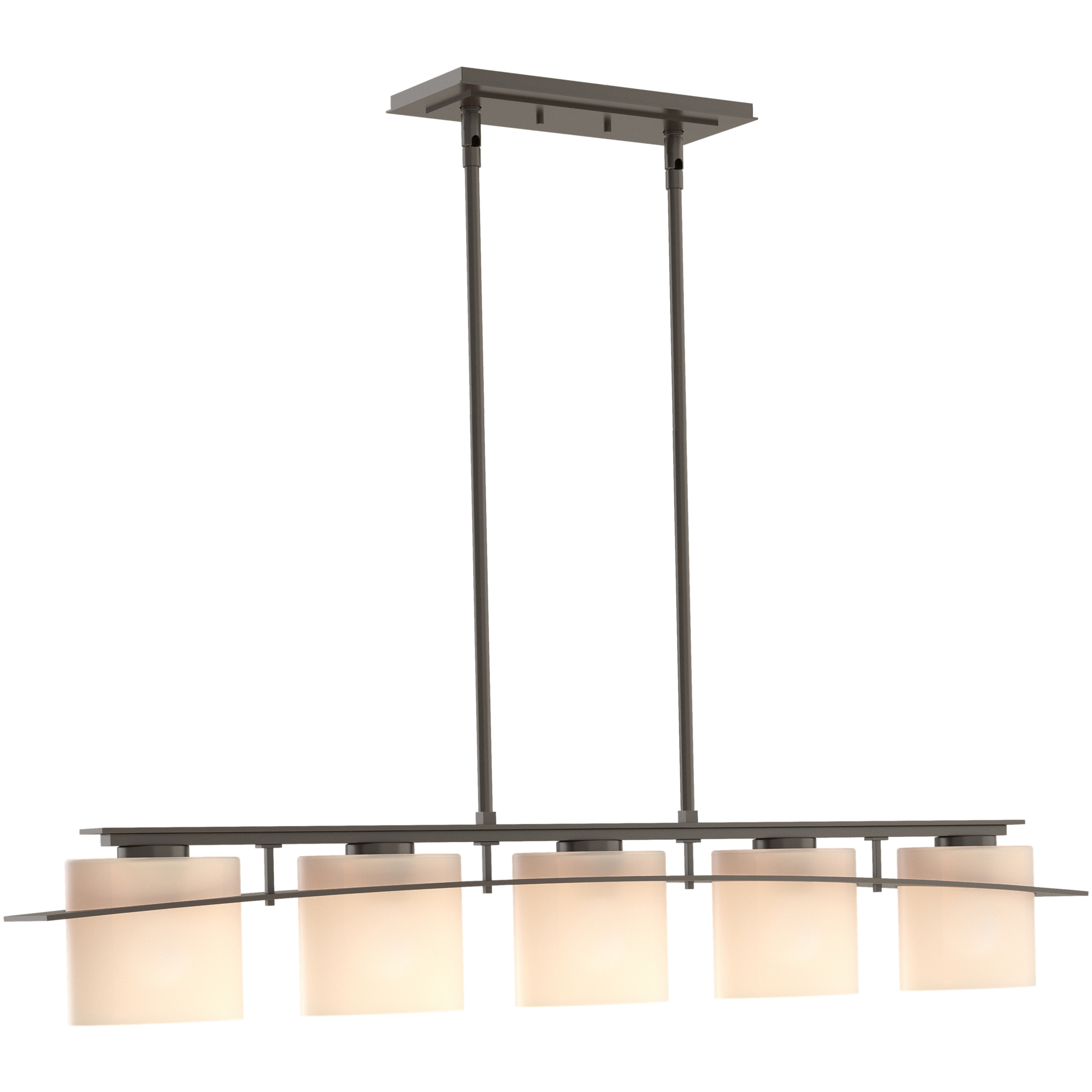 Hubbardton Forge 137525-2017 Arc Ellipse 5 Light 41.9 inch Oil Rubbed ...