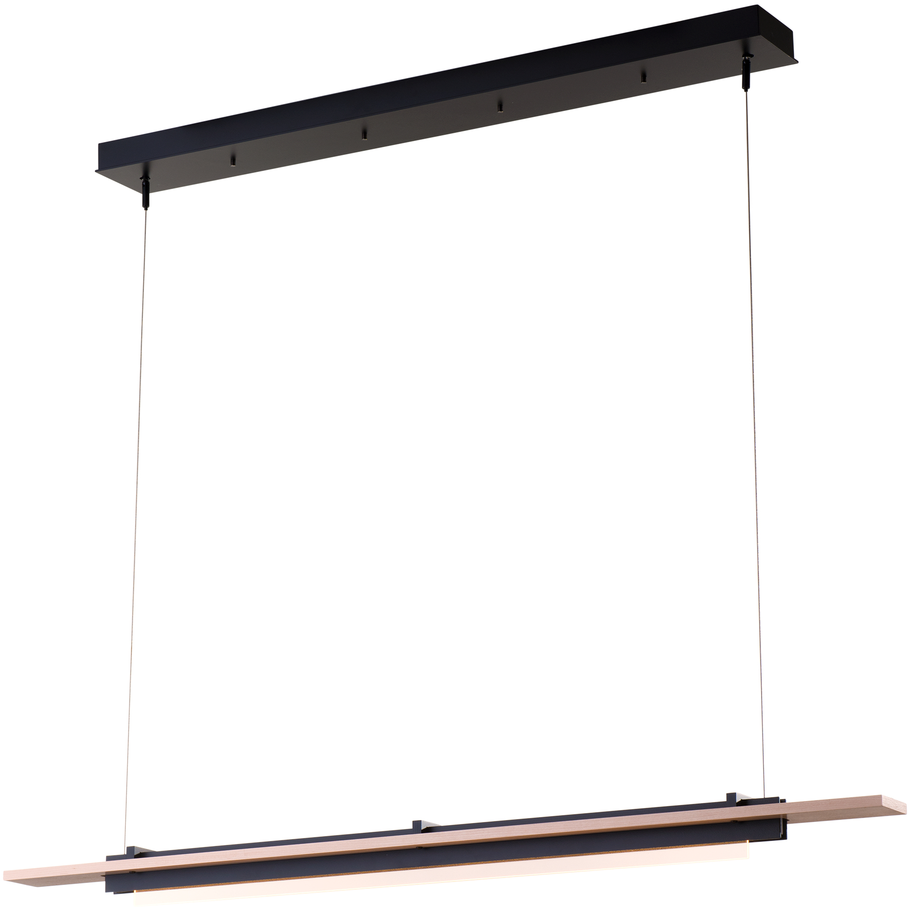 Hubbardton Forge 139920-1213 Plank LED 48 inch Modern Brass and Bronze ...
