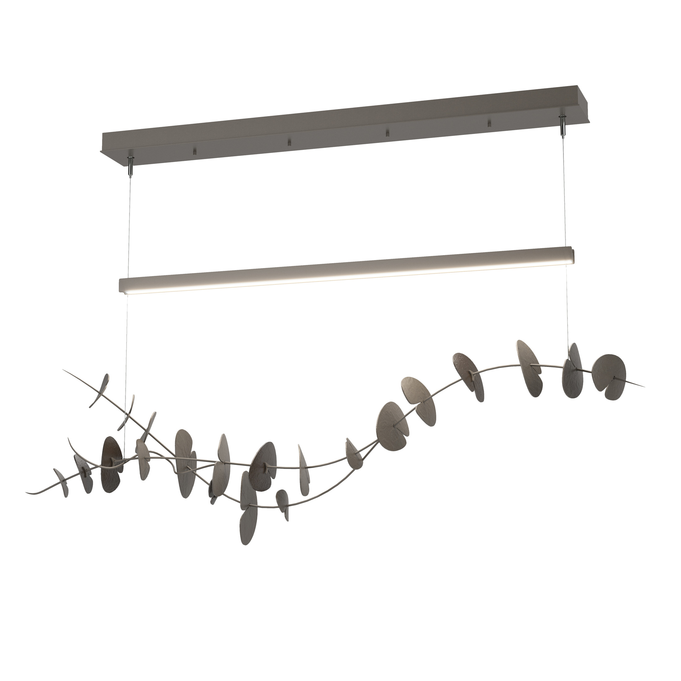 Hubbardton Forge 139812-1132 Lily LED 41.1 inch Dark Smoke and Oil ...